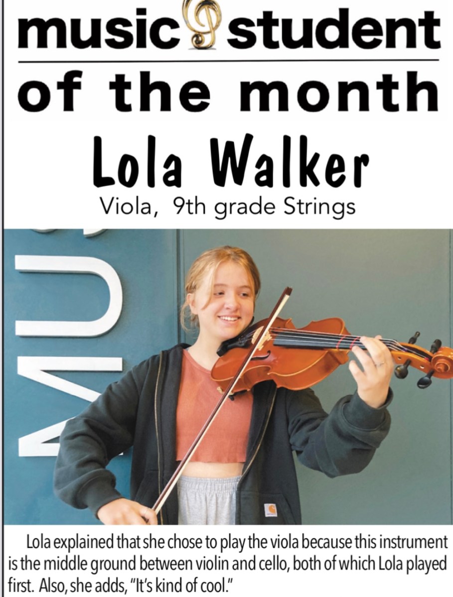 November 2022 Music Student of the Month – Lola Walker – Music Advocacy ...